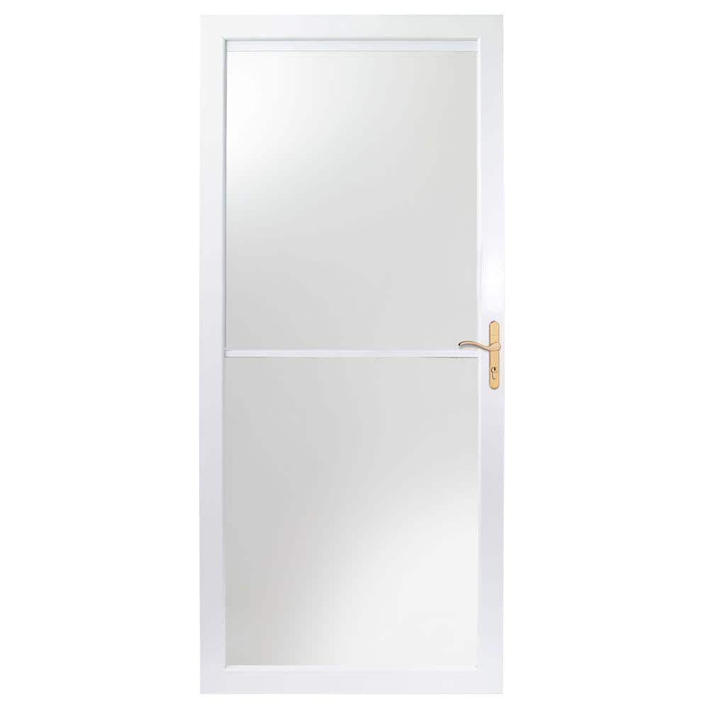 Reviews for Andersen 32 in. x 80 in. 2000 Series White Self-Storing ...