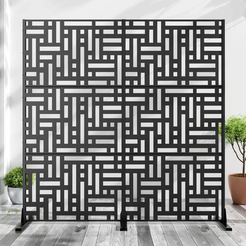 Dovelina 72 in. H x 72 in. W Wall Sculptures Outdoor Privacy Screens ...