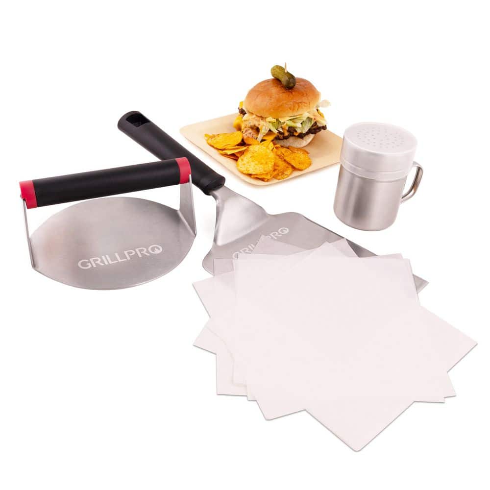 GrillPro Smash Burger Kit 24799 - The Home Depot