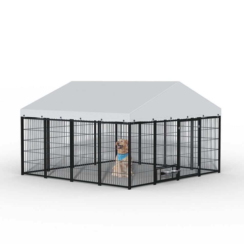maocao hoom 9.62 ft. L x 9.35 ft. W x 6.18 ft.H Large Outdoor Pet Pens ...