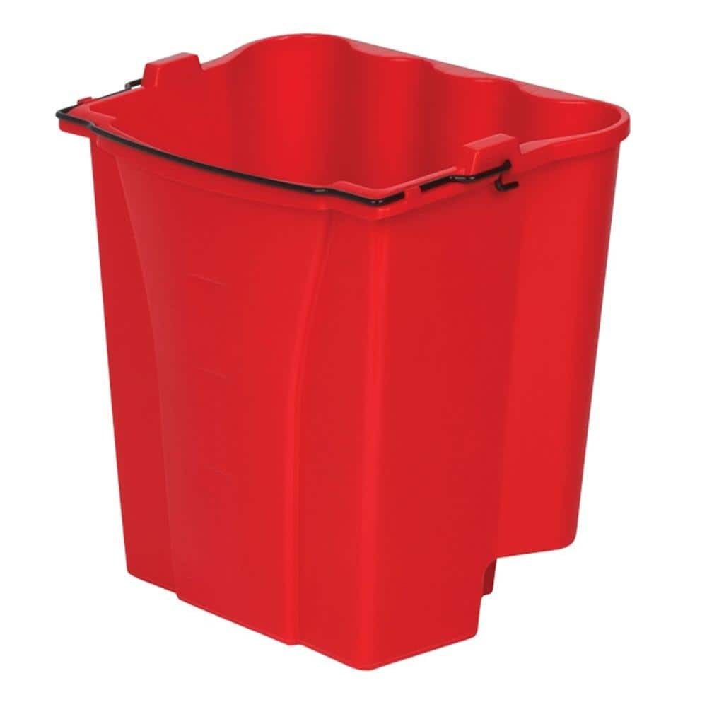 Rubbermaid Commercial Products Wave Brake 4-1/2 Gal. Plastic Dirty ...