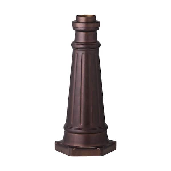 Generation Lighting Patina Bronze Outdoor Die-Cast Aluminum Post Base ...