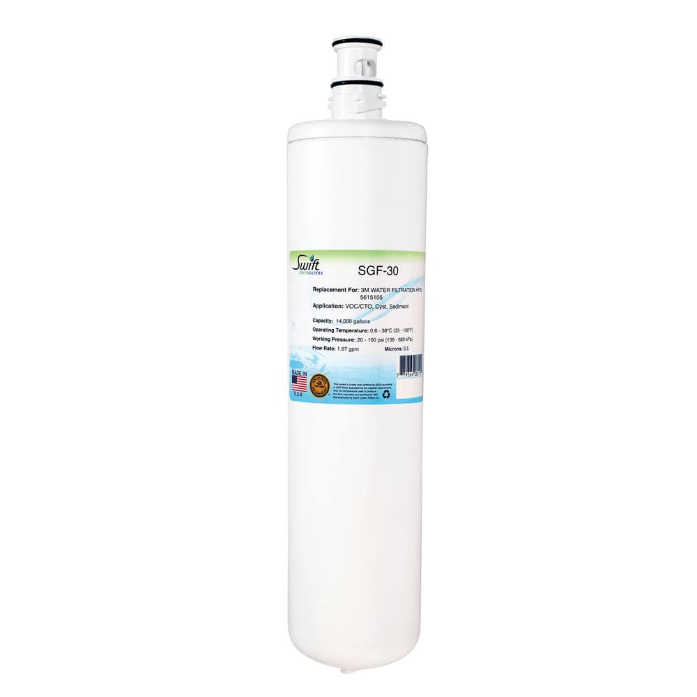 Swift Green Filters 3M HF30 Under-Sink Replacement Water Filter Cartridge SGF-30 - The Home Depot