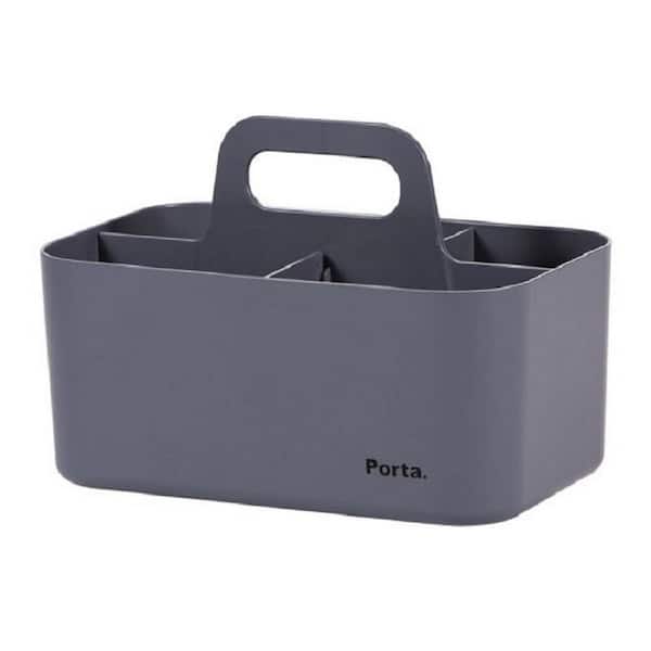 1.8 Gal. Compact Storage Box in Grey LTM-PCBG - The Home Depot