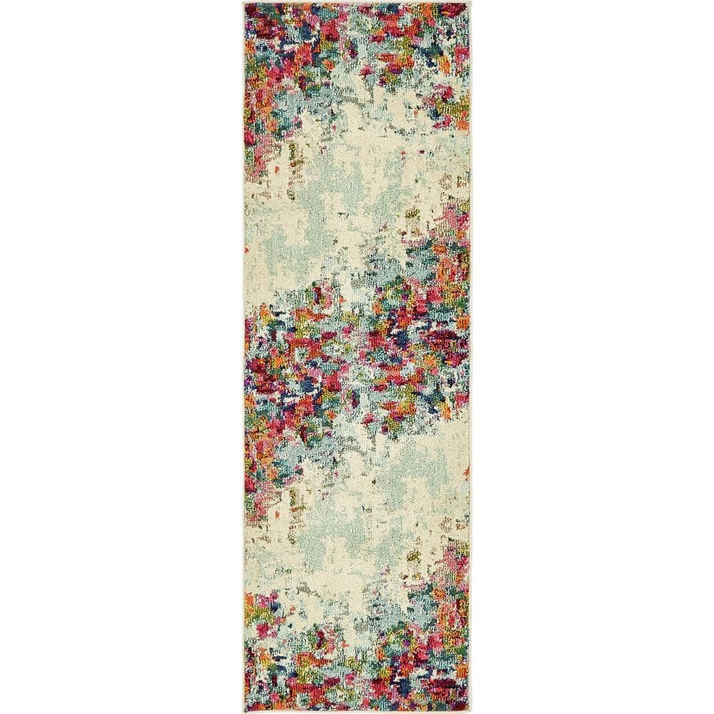 Unique Loom Chromatic Joyous Multi 2' 2 x 6' 7 Runner Rug 3139861 - The ...