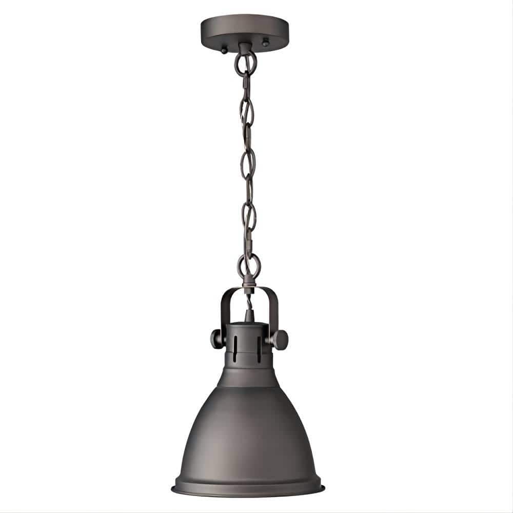 JAZAVA 12.7 In.1-Light Oil Rubbed Bronze Pendant Light with Vintage ...