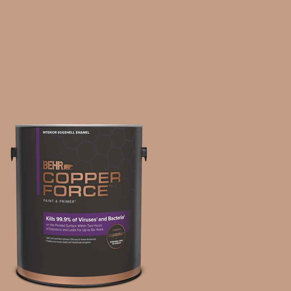 COPPER FORCE 1 gal. #S210-4 Canyon Dusk Eggshell Enamel Virucidal and ...
