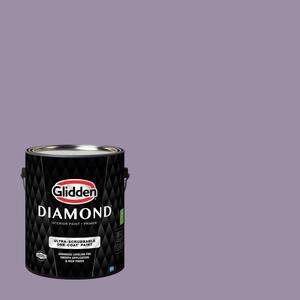 Glidden Premium 5 gal. PPG1174-5 Smoky Grape Eggshell Interior Latex ...