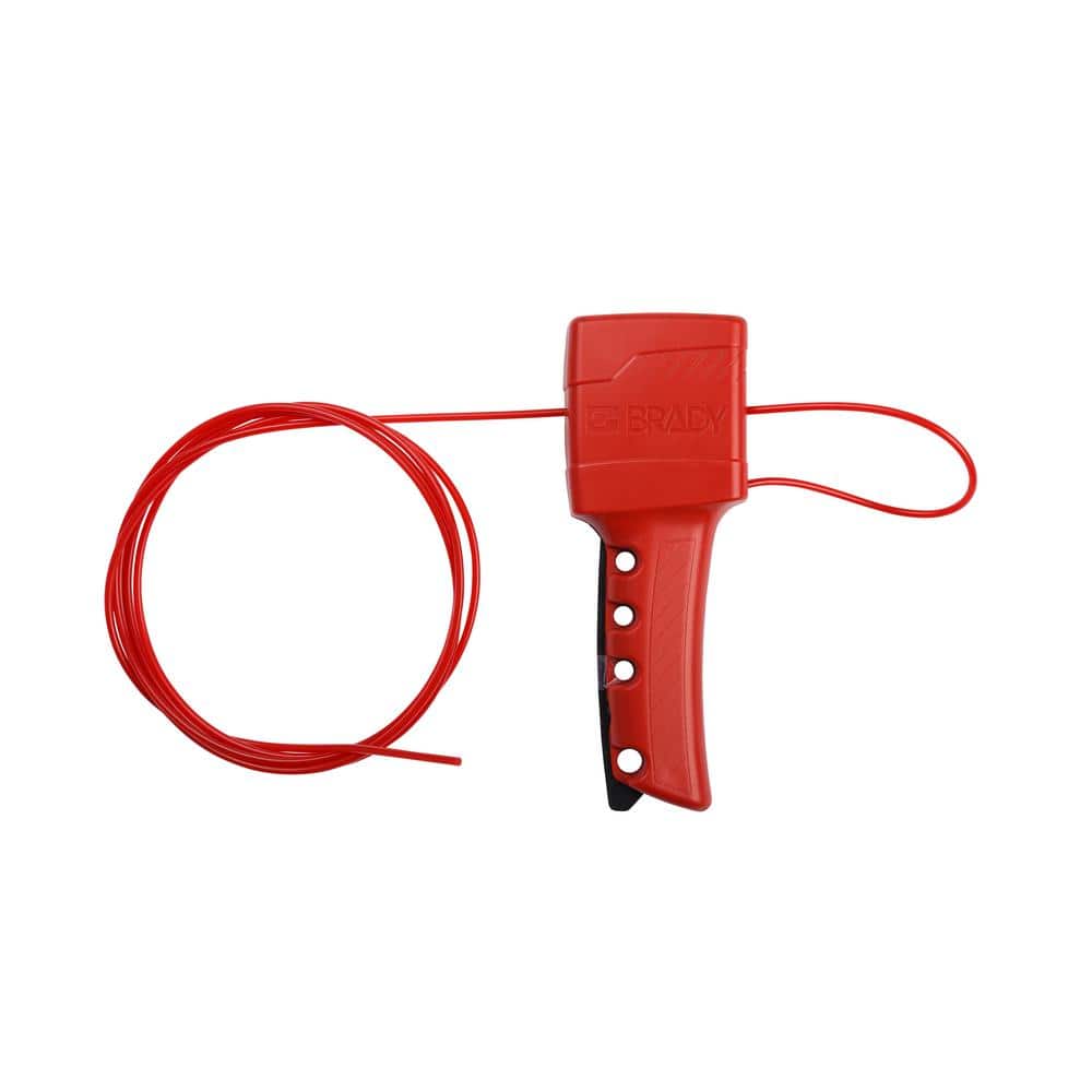 Brady All Purpose Cable Lockout With 8 ft. Nylon Cable 50941 - The Home ...