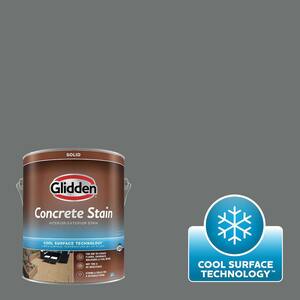 Glidden 1 gal. PPG1024-1 Off White Solid Interior/Exterior Concrete ...