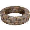Pavestone RumbleStone 46 in. x 10.5 in. Tree Ring Kit in Sierra Blend ...