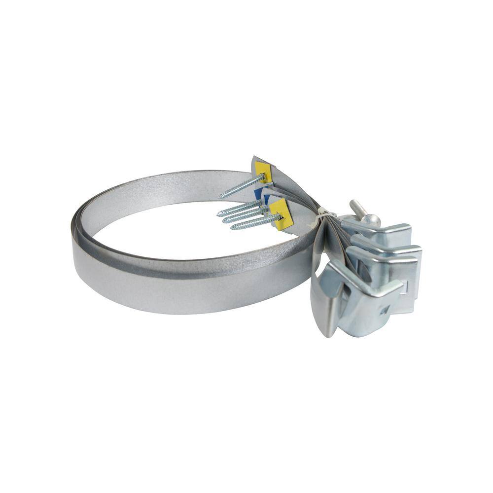 PLUMBFLEX 55 Gal. Seismic Water Heater Restraining Strap in Galvanized ...