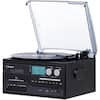 Victor Cosmopolitan Bluetooth Turntable Record Player, CD/MP3/Cassette ...