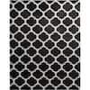 StyleWell Seyward 8 ft. x 10 ft. Titanium Trellis Shag Area Rug SAN7696 ...