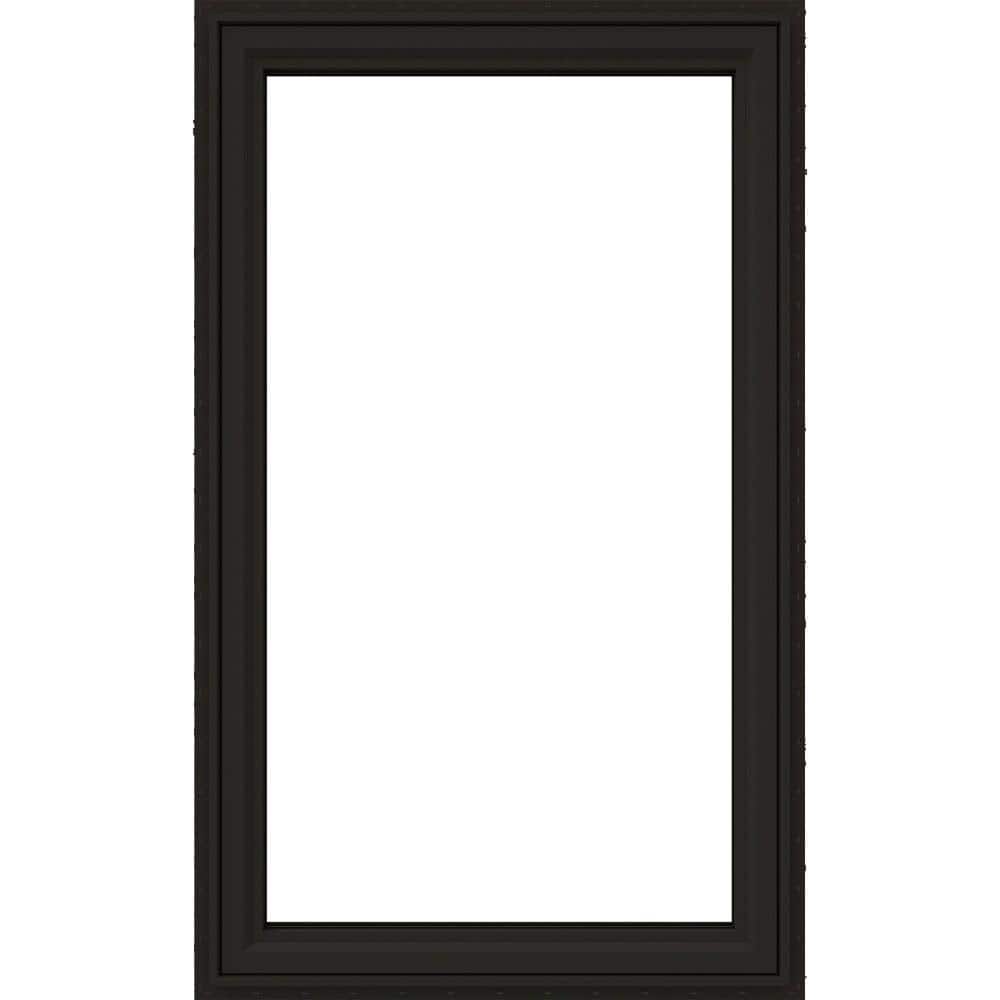 JELD-WEN 28 in. x 54 in. V4500 Left-Hand Casement Vinyl Window With ...