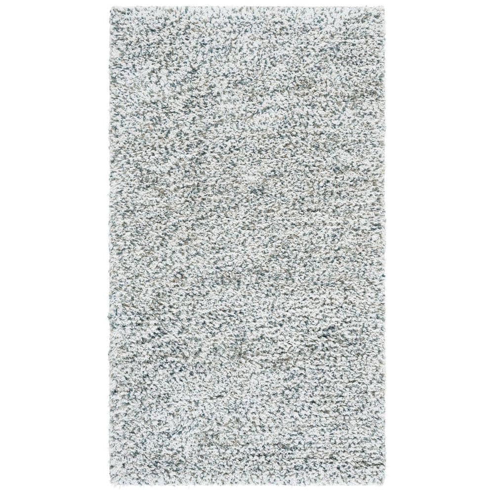 SAFAVIEH Berber 4 ft. x 6 ft. Ivory/Sage Abstract Speckled Area Rug ...