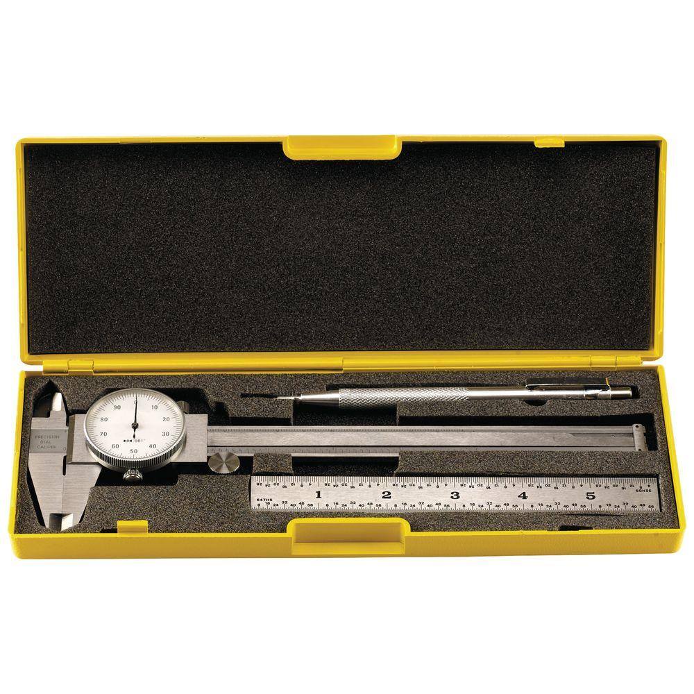 General Tools Dial Caliper and Marking Set (3-Piece) 108 - The Home Depot