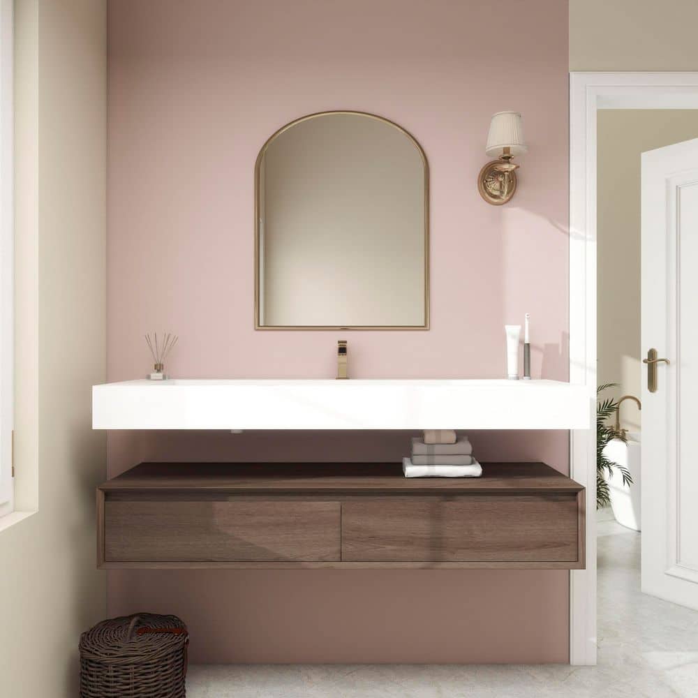 BV Better Vanity Alysa 59 in. W. x 20 in. D x 23 in. H Single Sink ...