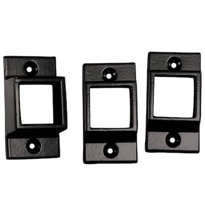 US Door and Fence Pro Series 4.84 ft. H x 7.67 ft. W Black Steel ...