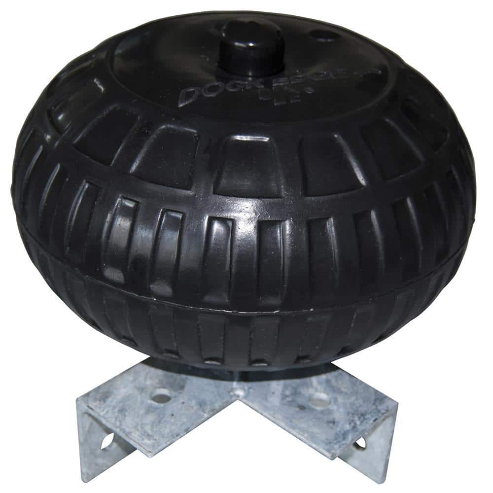 Dock Edge 9 in. Corner Mount Dock Wheel, Black DE95088F - The Home Depot