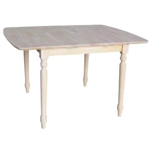 International Concepts Unfinished Shaker Leg Dining Table K-T36X-30S ...