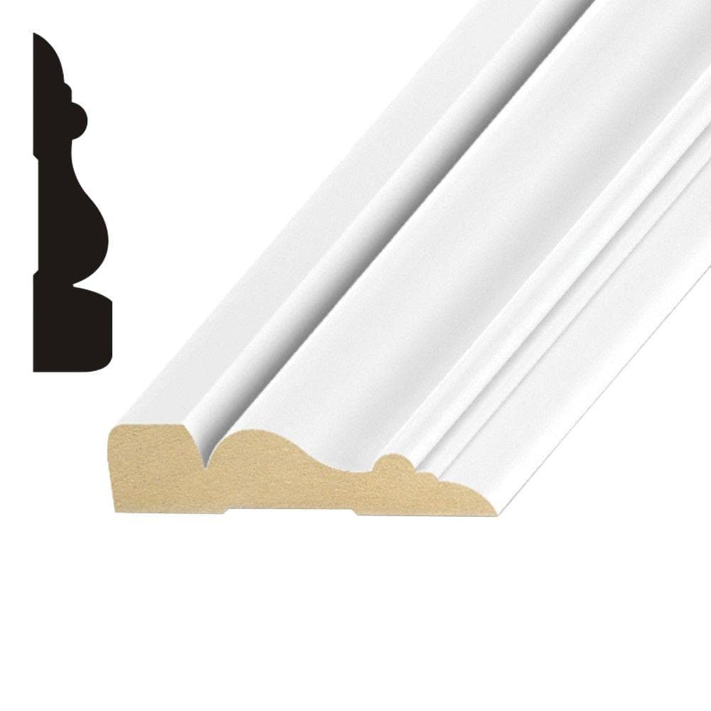 Kelleher Bay Shore 5/8 in. x 2-1/2 in. MDF Casing MDF32A - The Home Depot