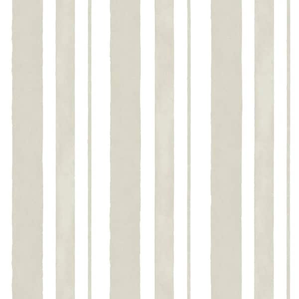 Shabby Chic Watercolor Stripe Green Wallpaper 125115 - The Home Depot