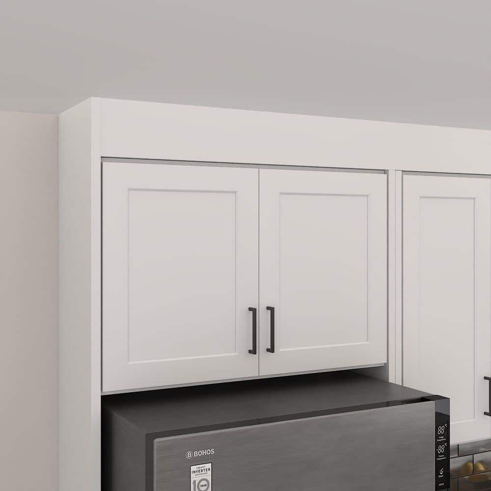 Furinno 36 in. W x 12 in. D x 24 in. H Ready to Assemble Wall Kitchen ...