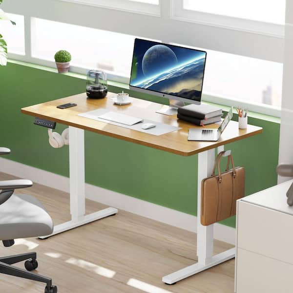 WONDER COMFORT 48 x 24 in. Electric Oak Adjustable Height Rising ...