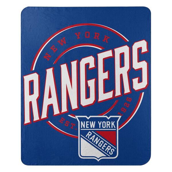 THE NORTHWEST GROUP NHL NY Rangers Multi-Color Campaign Fleece Throw ...