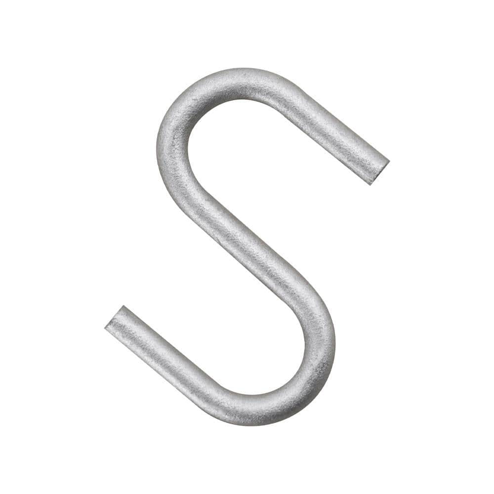 Everbilt 1/8 in. x 1-1/2 in. Galvanized S-Hook (2-Pack) 823901 - The ...