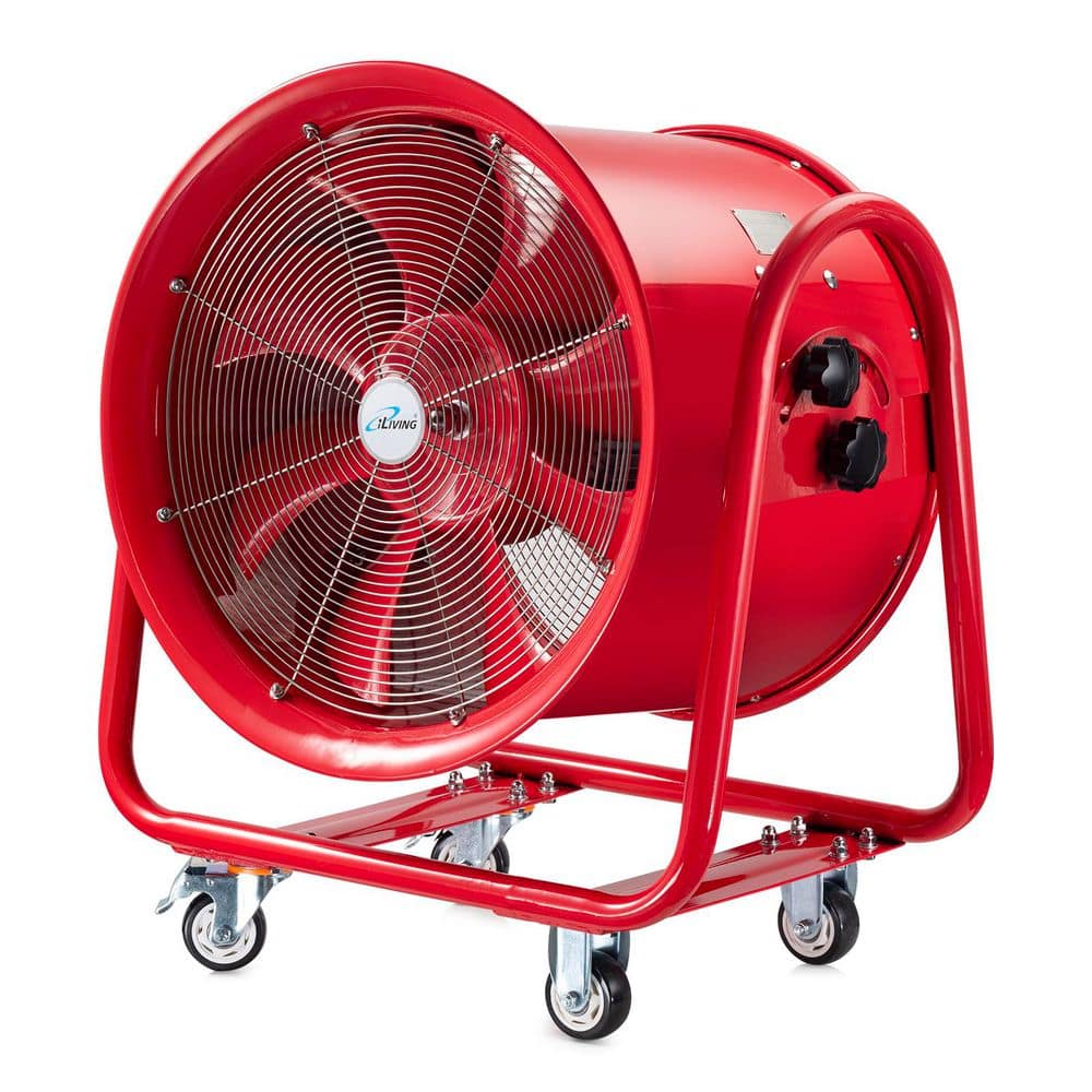 iLIVING Explosion Proof 20 in. Ventilation Floor Fan, With 900-Watt ...