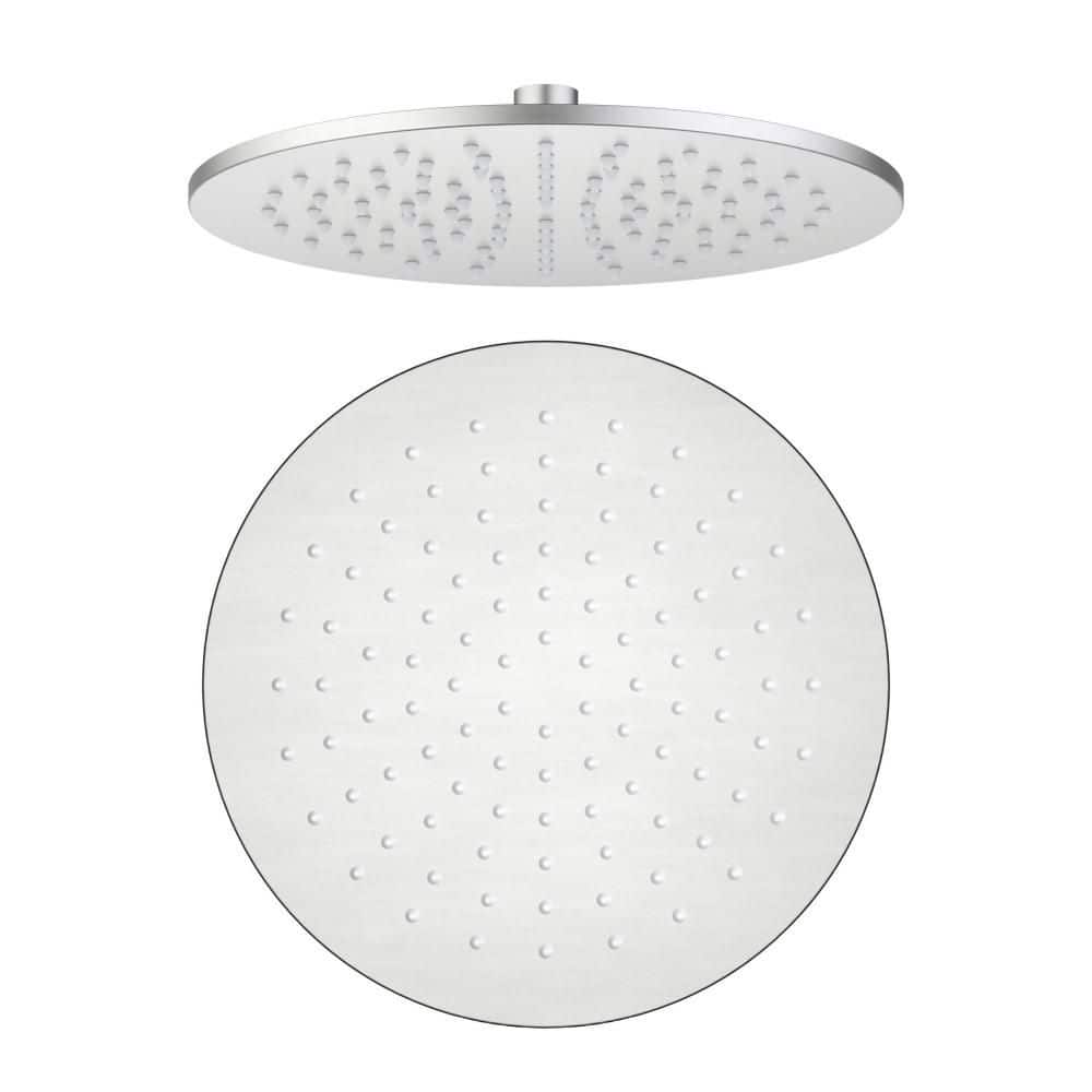 KIBI Circular 1-Spray Patterns with 1.75 GPM 10 in. Wall Mount Rain ...
