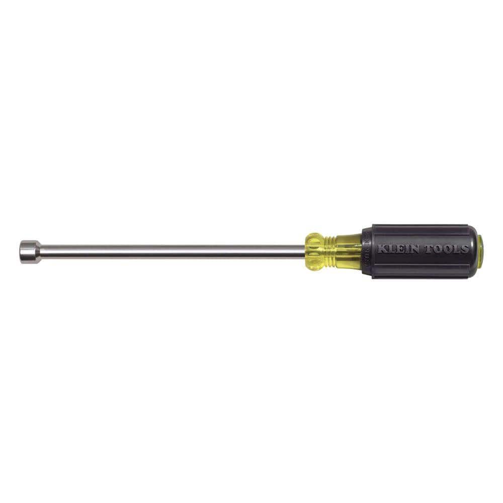 Klein Tools 11/32 in. Nut Driver with 6 in. Hollow Shaft- Cushion Grip ...
