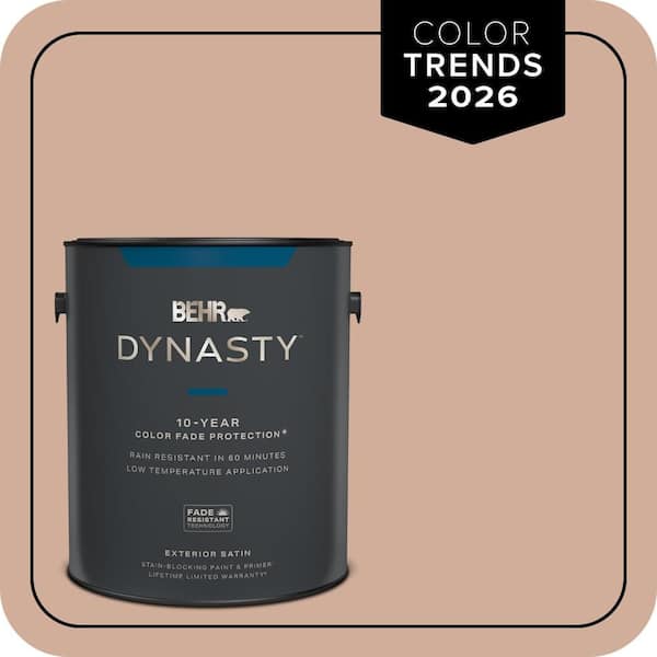 BEHR DYNASTY 1 gal. #S200-3 Iced Copper Satin Enamel Exterior Stain ...