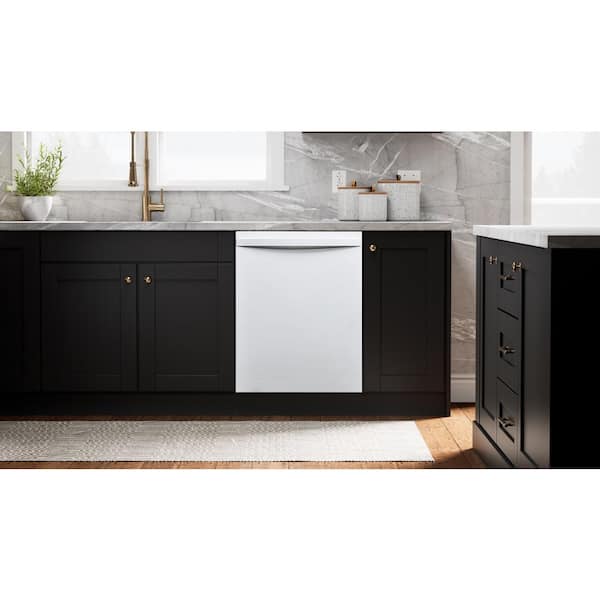 KENMORE ELITE 24 in. Standard Built-In Dishwasher in White with ...