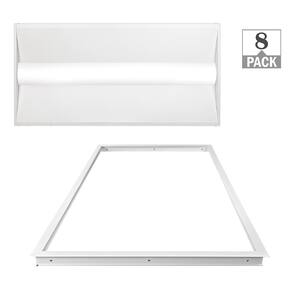 ETi 2 ft. x 4 ft. 6250-Lumen Boost Back-lit Integrated LED Flat Panel ...