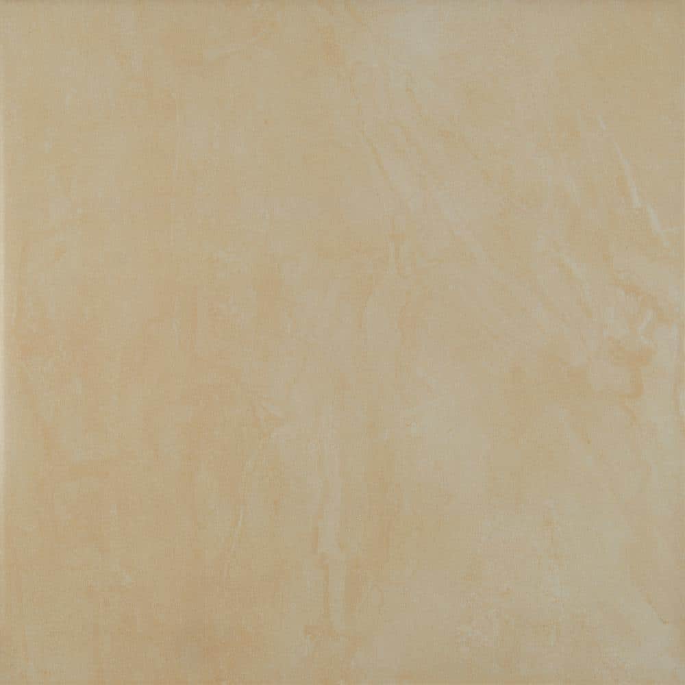 Megatrade Casa Blanca 18 in. x 18 in. Glazed Ceramic Floor and Wall ...
