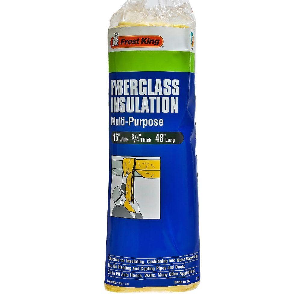 Frost King 3/4 in. x 16 in. x 48 in. Multi-Purpose Fiberglass ...
