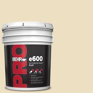 BEHR PRO 5 gal. #ECC-23-1 Golden Haystack Low Luster Exterior Paint ...