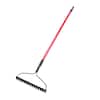 Bully Tools 16 in. Bow Rake with 58 in. Fiberglass Handle 92309 - The ...