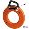 Klein Tools Multi Groove Fiberglass 200 ft. Fish Tape with Nylon Tip 56059 The Home Depot
