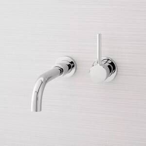 Delta Zura Single-Handle Wall Mount Bathroom Faucet Trim Kit in Chrome ...