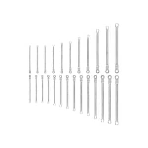 TEKTON 1/4 - 1-1/4 in., 6 - 32 mm 45-Degree Offset Box End Wrench Set ...