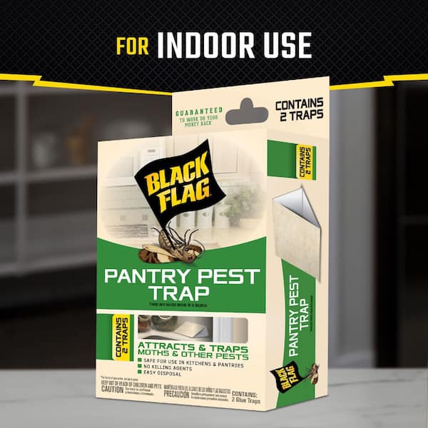 Appliance Rollers Countertop Black Flag Pantry Pest Glue Traps - 2 ...
