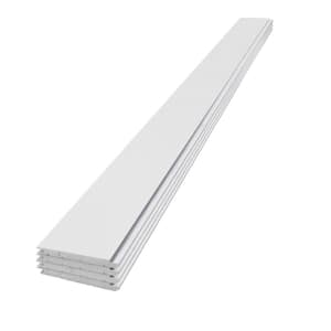 Edge 1 in. x 8 in. x 8 ft. Timeless Linen Smooth Painted Nickel Gap ...
