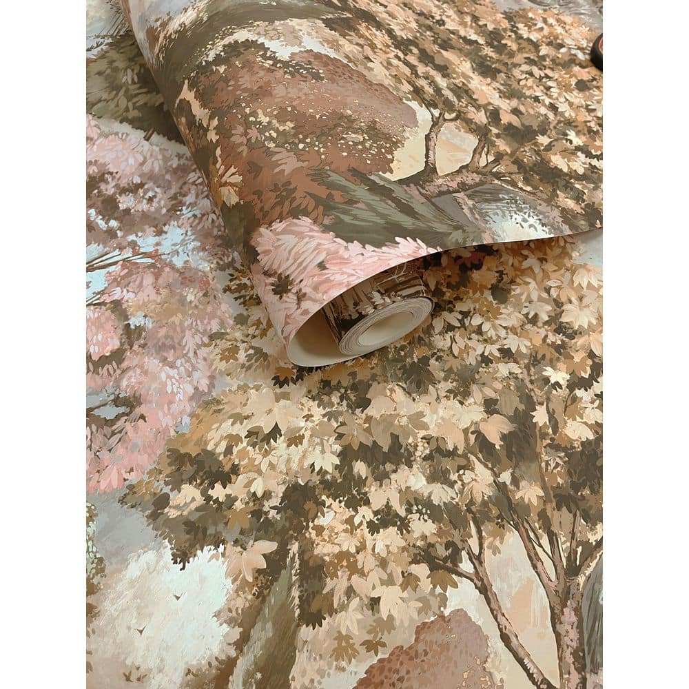 Walls Republic Rust Green Scenic Tapestry Wallpaper Print Non-Woven Non ...