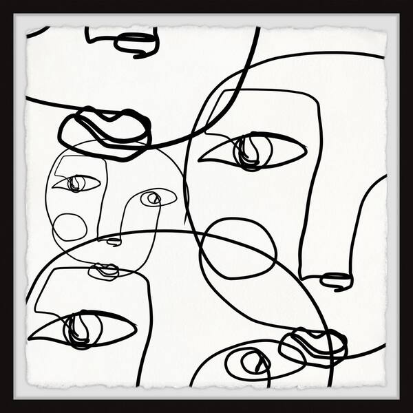 "Distorted Portrait" by Marmont Hill Framed People Art Print 24 in. x ...