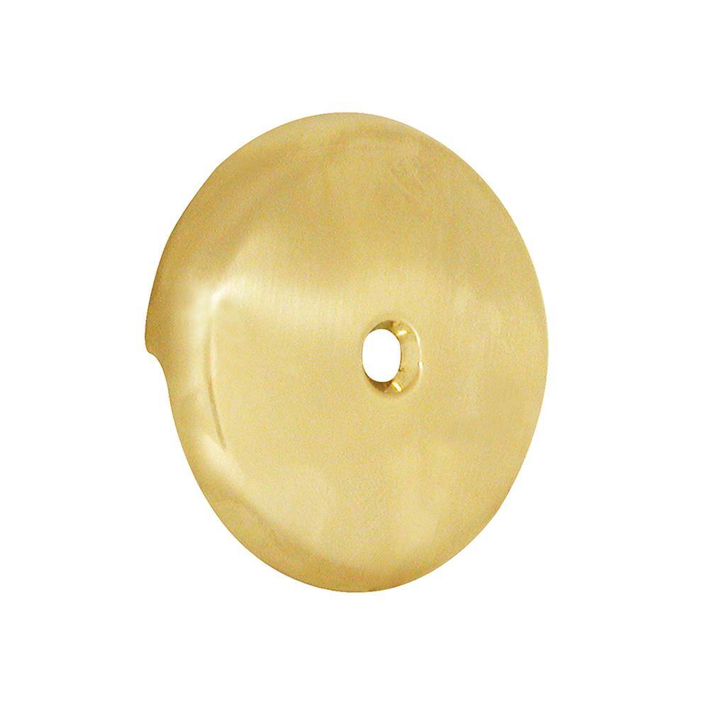 DANCO Single Hole Bathtub Drain Overflow Plate in Polished Brass 89234 ...