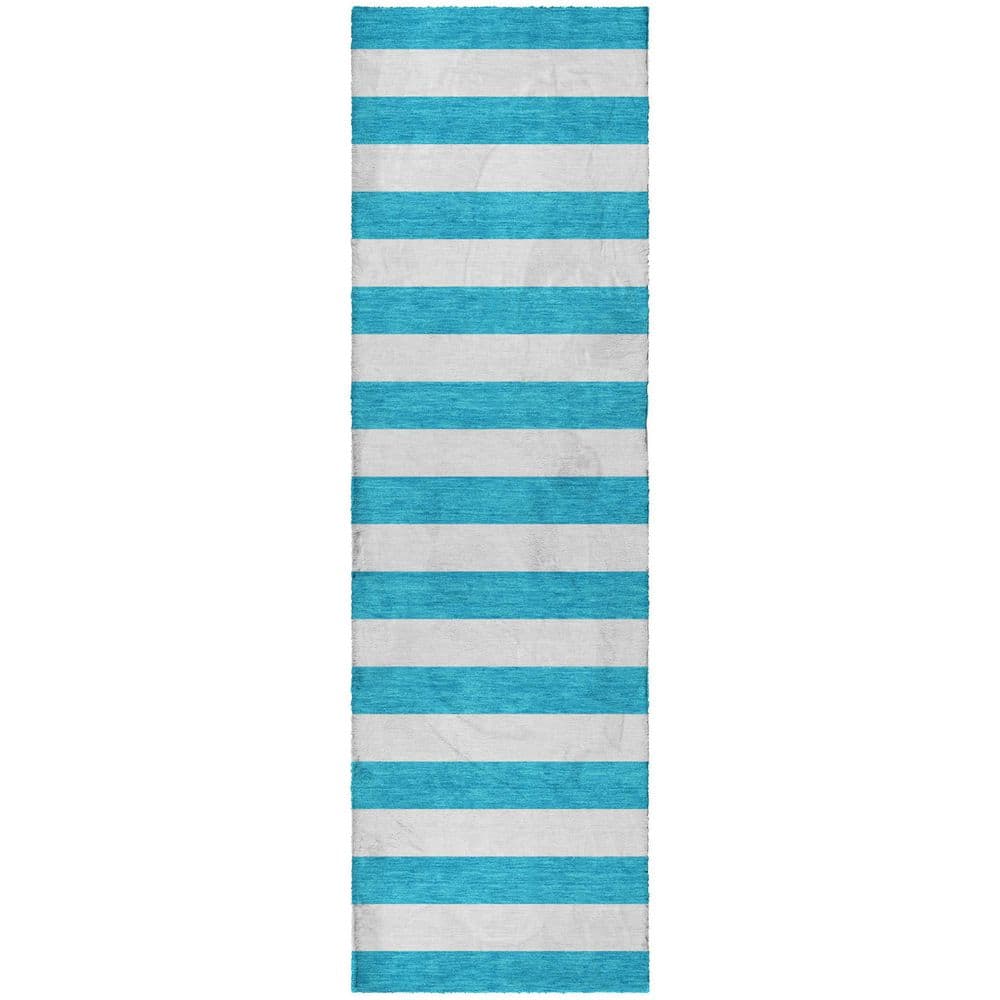 Addison Rugs Dream Shag Premium Machine Washable Abstract ADS528 Teal 2 ...